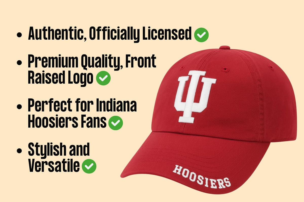 Officially Licensed University Indiana Classic Edition Hat Adjustable ...