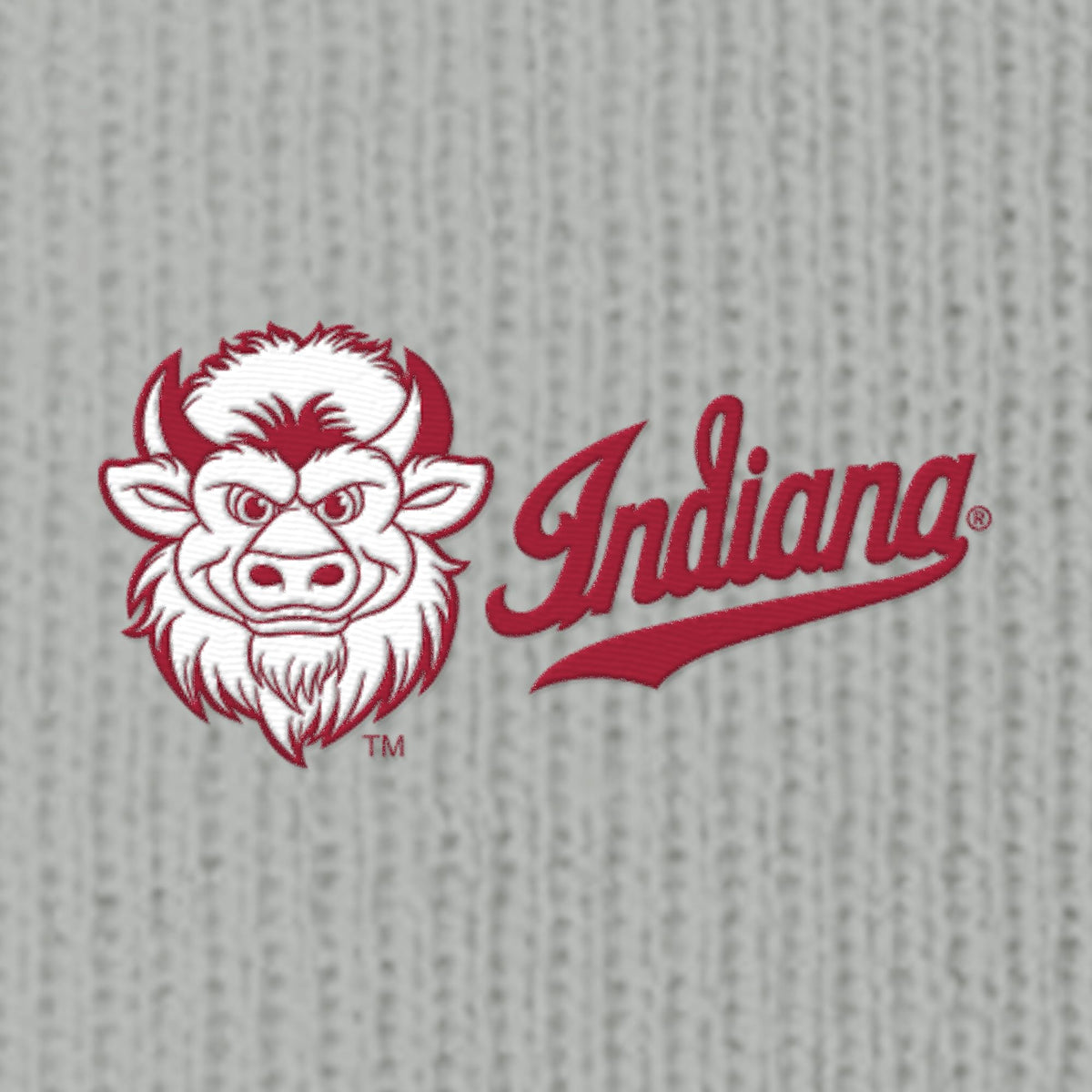 BN502 - Indiana Hoosiers Secondary Logo Bison Cuffed Beanie - One Size ...