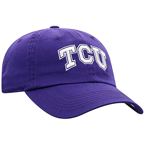 Top of the World Tcu Horned Frogs Men's Adjustable Relaxed Fit Team Ic ...