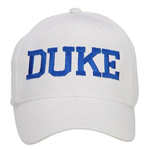Duke Blue Devils White Duke Embroidered Adjustable Hat – Campus Hats