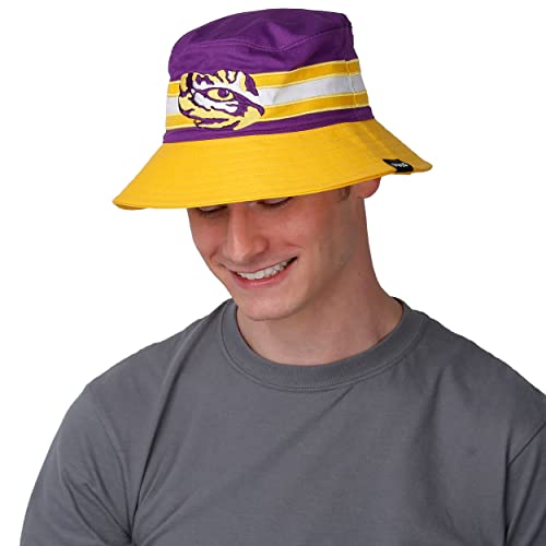 FOCO LSU Tigers NCAA Team Stripe Bucket Hat – Campus Hats