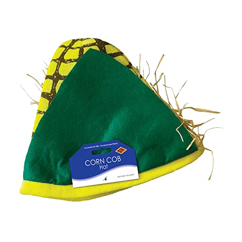 Beistle 60674 Plush Corn Cob Hat, multicolor, adult – Campus Hats
