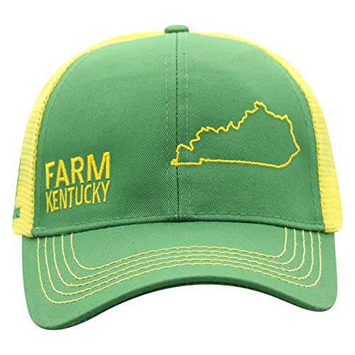John Deere Farm State Pride Cap-Green and Yellow-Kentucky – Campus Hats