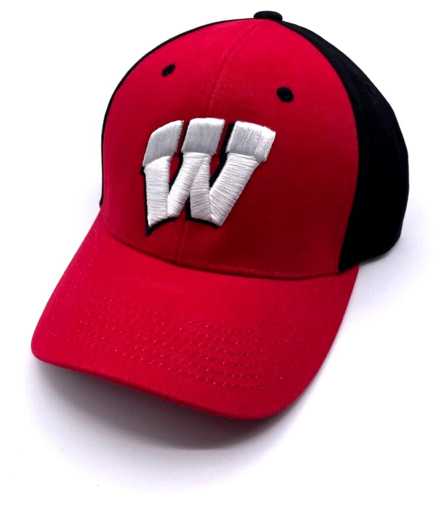 Officially Licensed University Wisconsin Classic Two-Tone Hat Adjustab ...