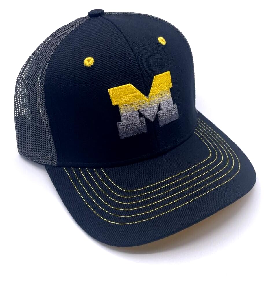 C5 Sports Officially Licensed Michigan University Hat Adjustable Mesh ...