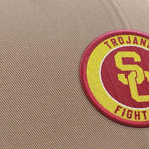 Pacific Headwear Standard USC Hybrid Cotton Dad Cap, Main – Campus Hats
