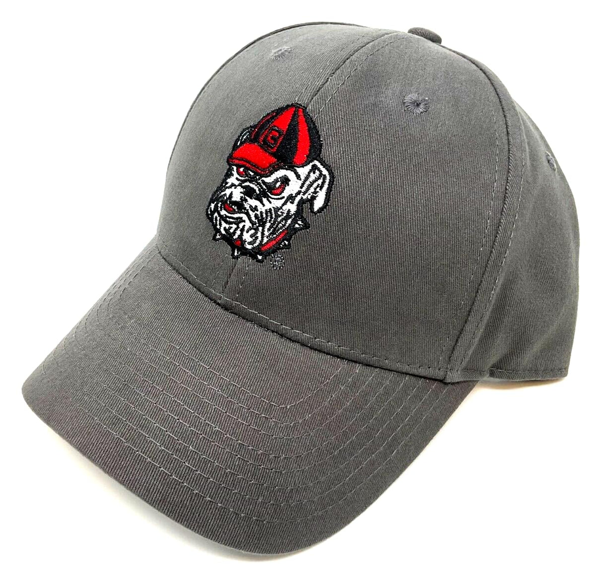 MVP UGA Georgia Bulldogs Mascot Logo Dark Grey Curved Bill Adjustable ...